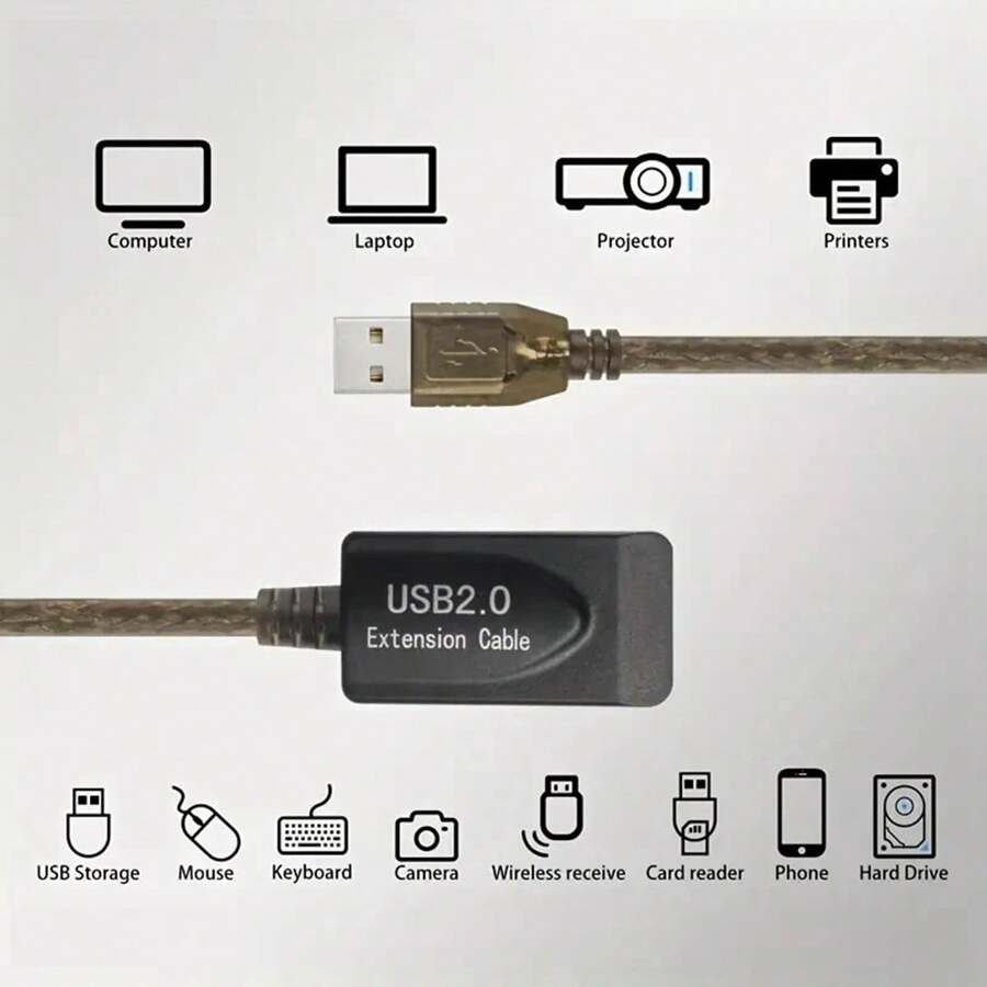 10m USB Extension Cable: With High Speed And Energy Efficiency For Long ...