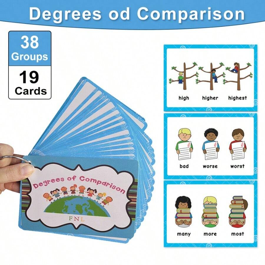 38 Groups of Degrees of Comparison English Adjectives Original ...