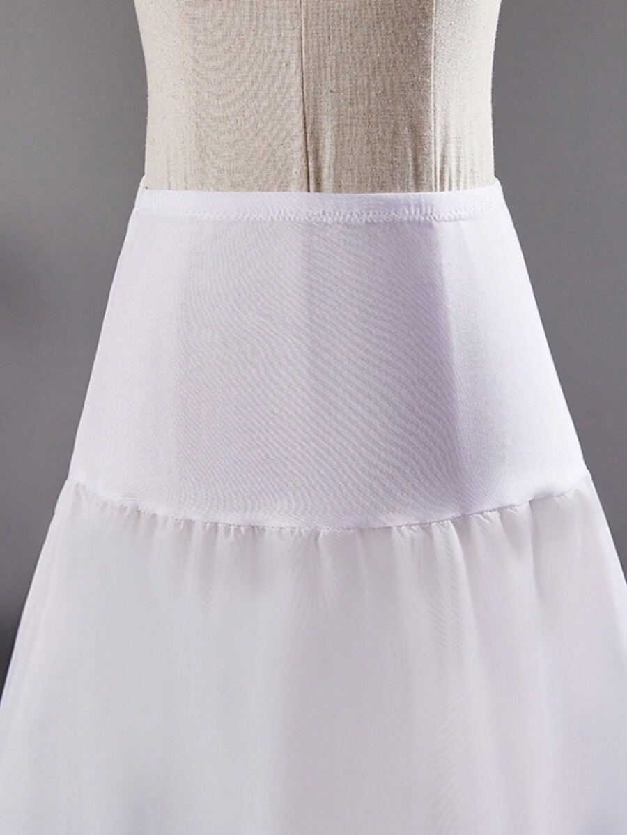 1pc Adult Steel Boned A-Line Elastic Waist Crinoline Petticoat Slip ...