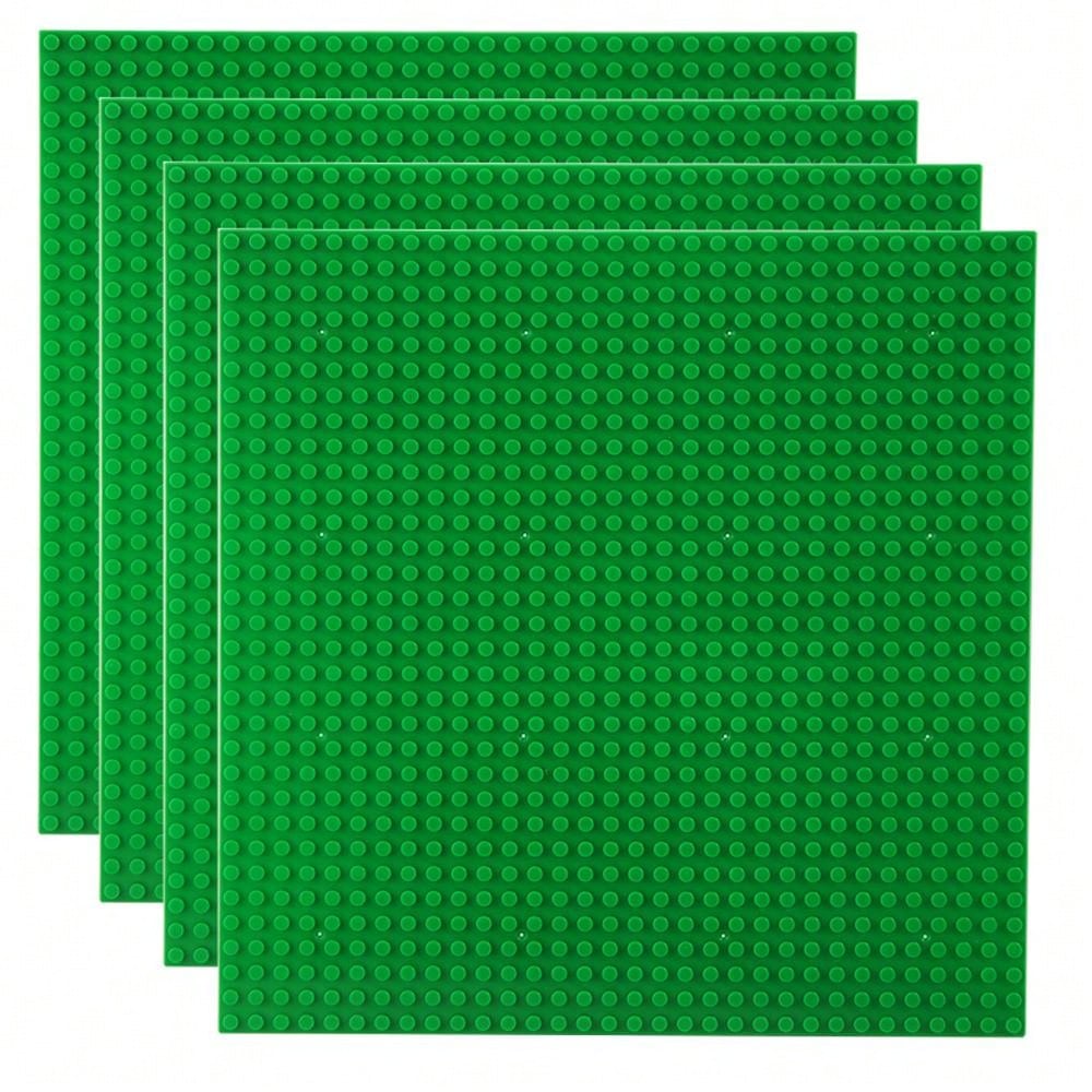 Classic 4pcs Small Particles Stacking Building Blocks Base Plate Diy ...