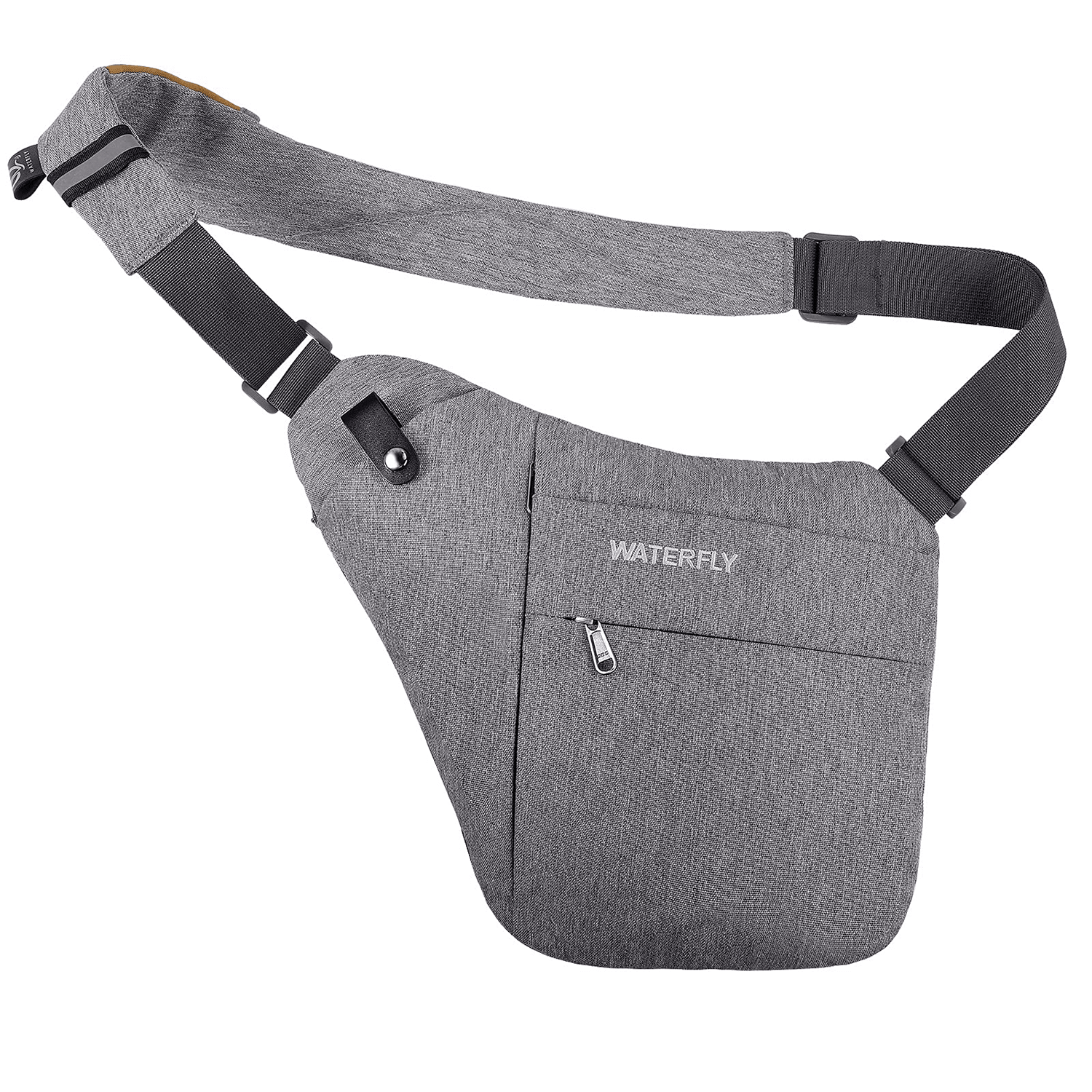 WATERFLY Sling Crossbody Chest Bag Slim Anti-Theft Cross Body Bag Over ...