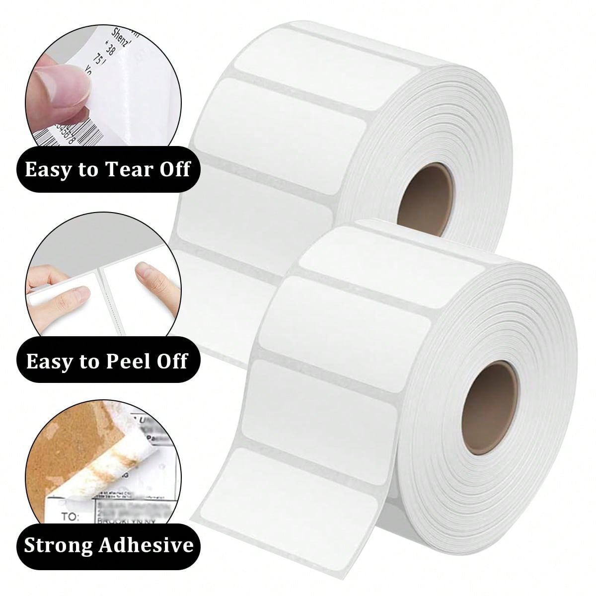 Thermal label paper 2x1(50*30mm) Barcode Labels - Roll of 1,000 Thermal ...