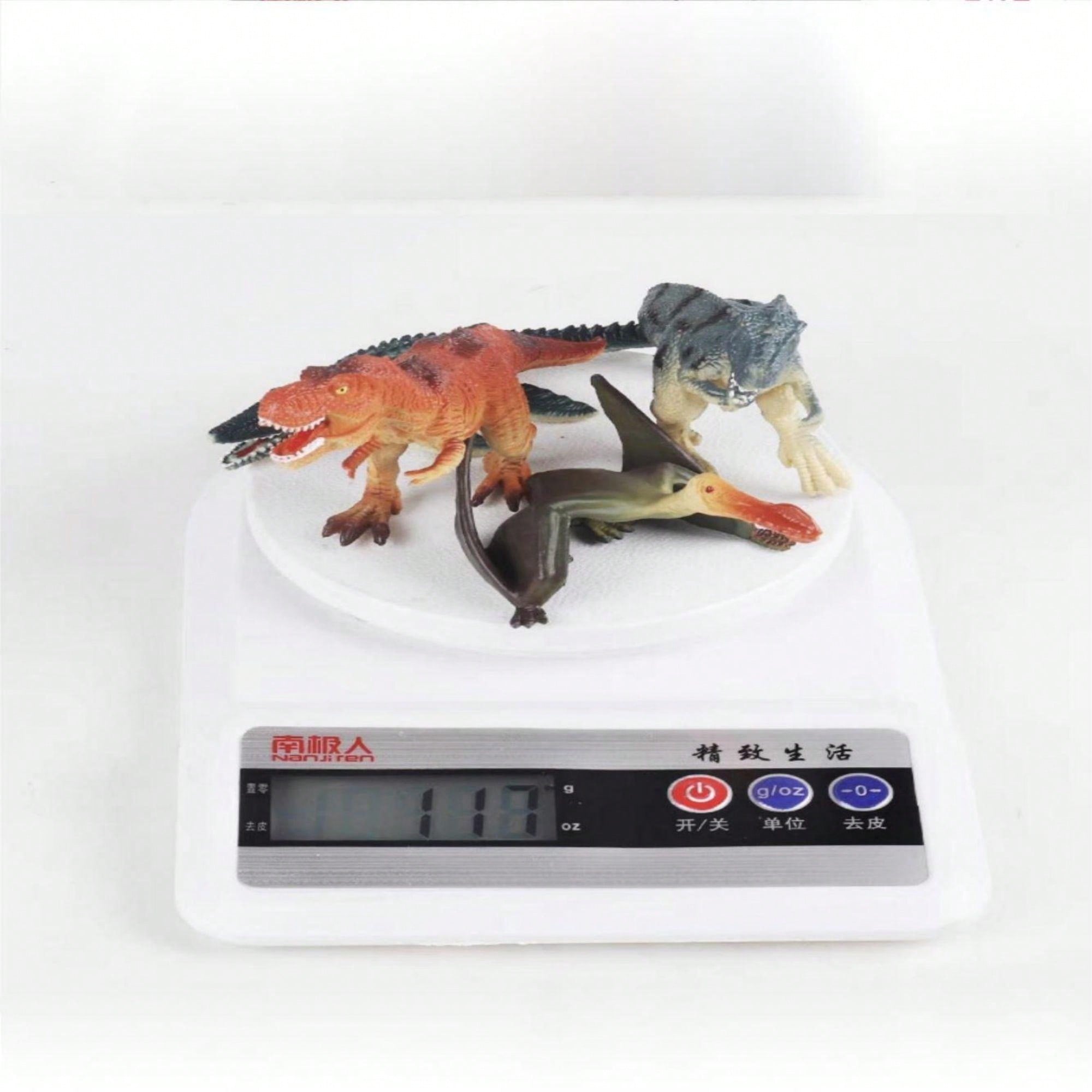 4pcs/set Medium-sized Jurassic Realistic Dinosaur Toy Model ...