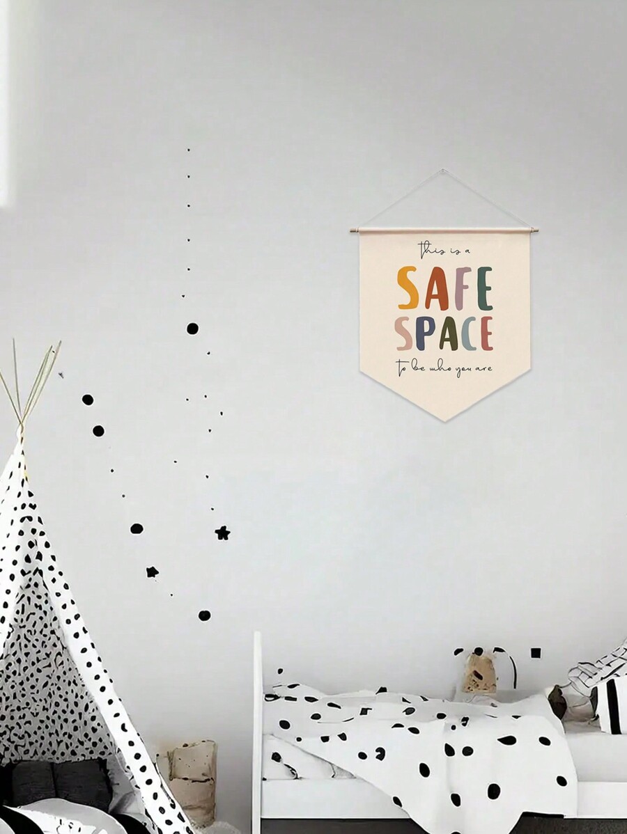 1pc Safe Space Wall Hanging , Counseling Banner For Schools, Office ...