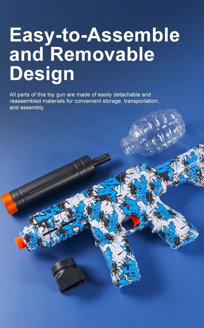 M416 Electric Blaster Gun Toys, Splatter Ball Blaster With Rechargeable ...