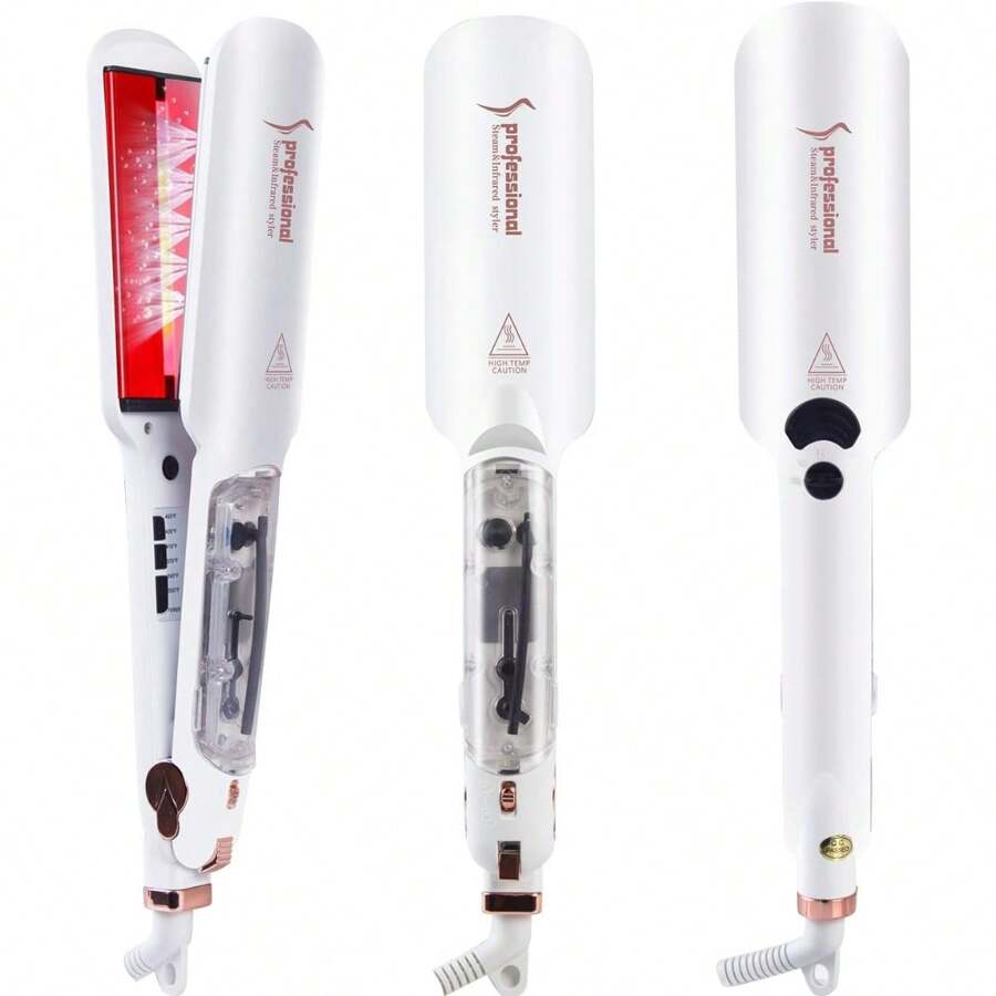 Steam Infrared Hair Straightener, Professional 2" Infrared Ceramic ...