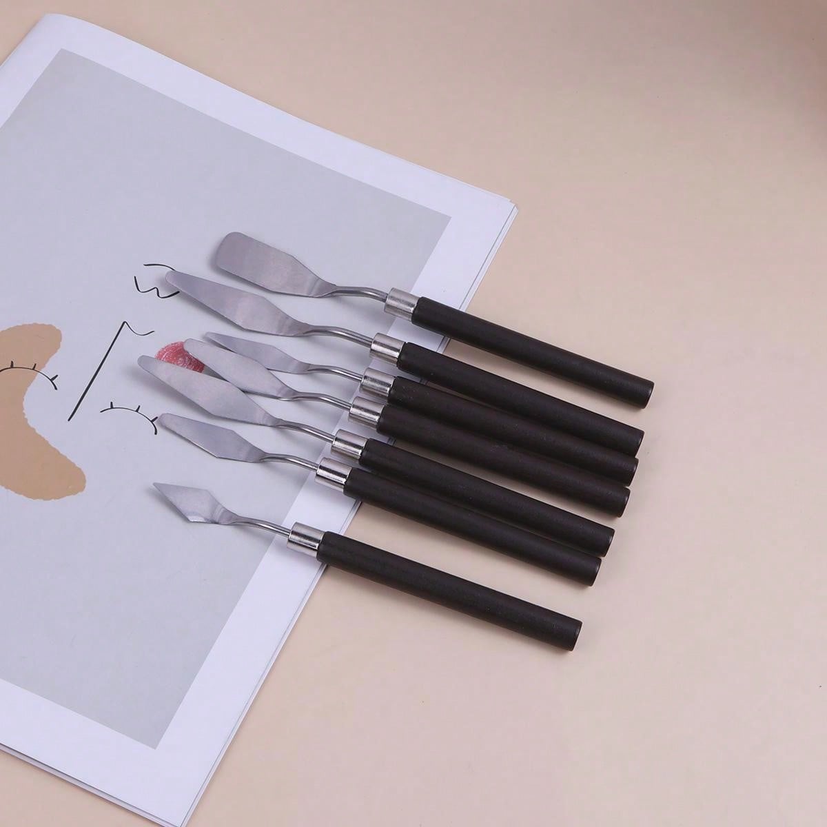 1 Set Painting Scraper Tools Set, Including Oil Painting Scraper ...