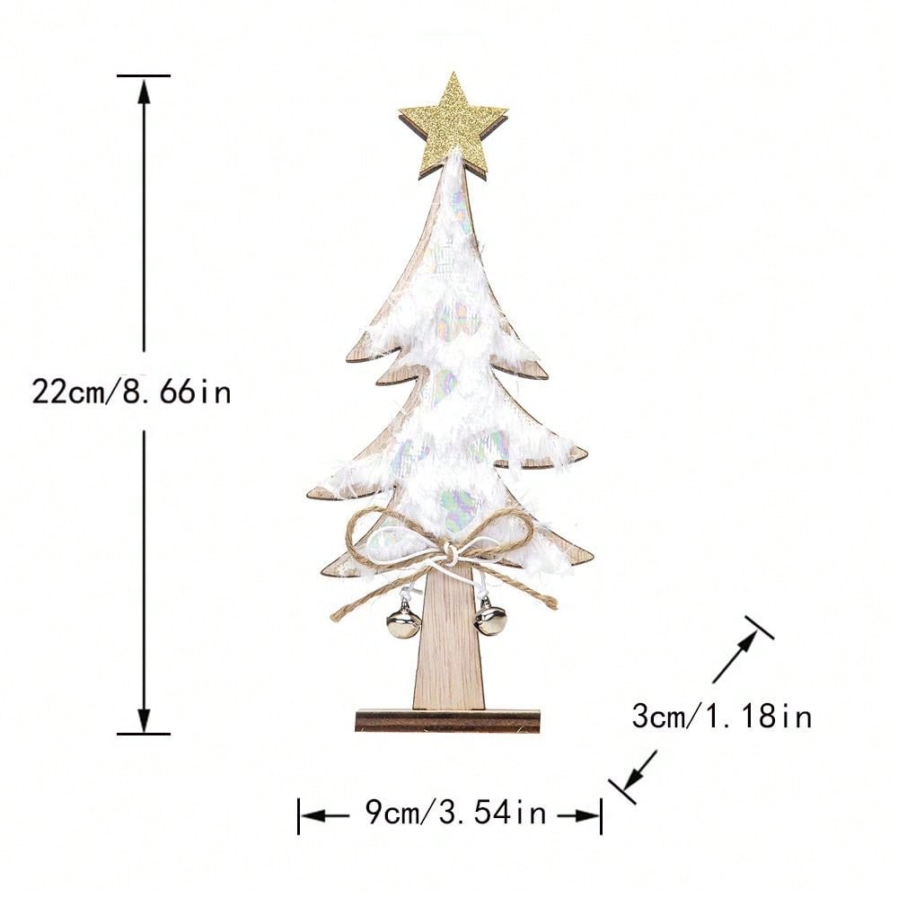 White Wooden Tree-shaped Ornament | SHEIN UK