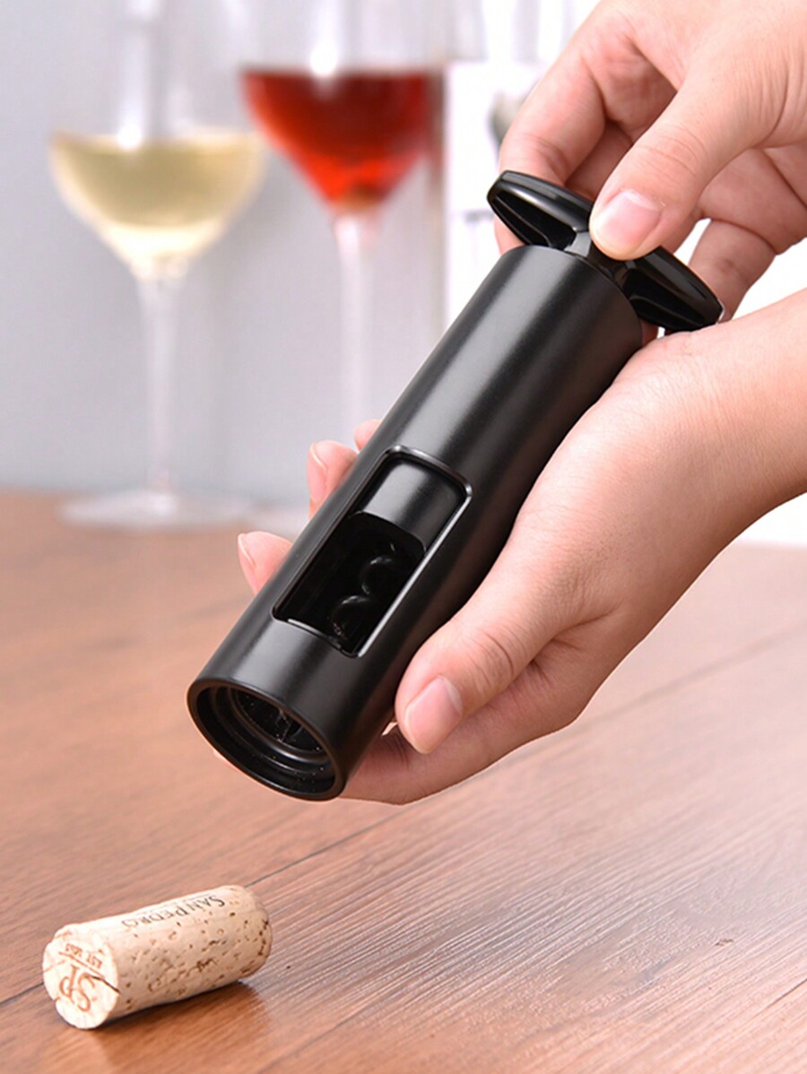 Simple Operation Spinning Wine Corkscrew With Foil Cutter Pulling Wine ...