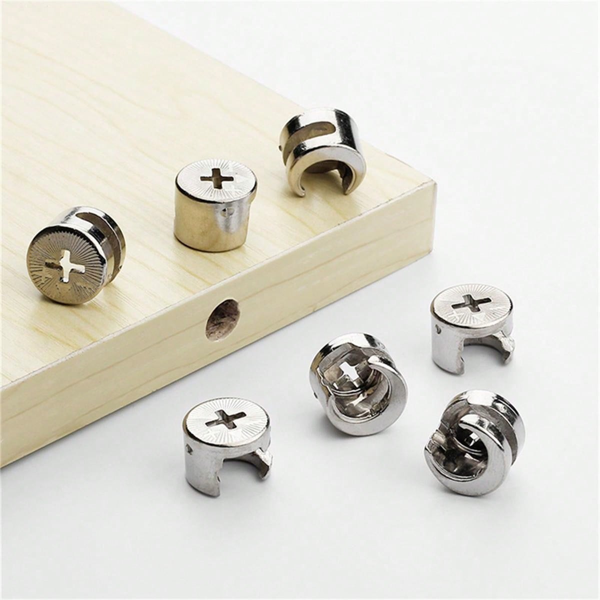 10pcs Furniture Cam Lock Nuts, Connector For Cabinet Drawer Dressing ...