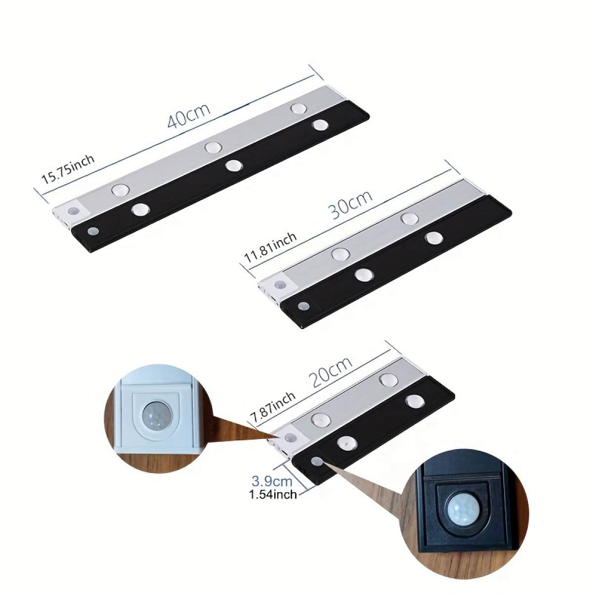 LED Cabinet Light With Motion Sensor, Ultra Thin Human Body Induction ...