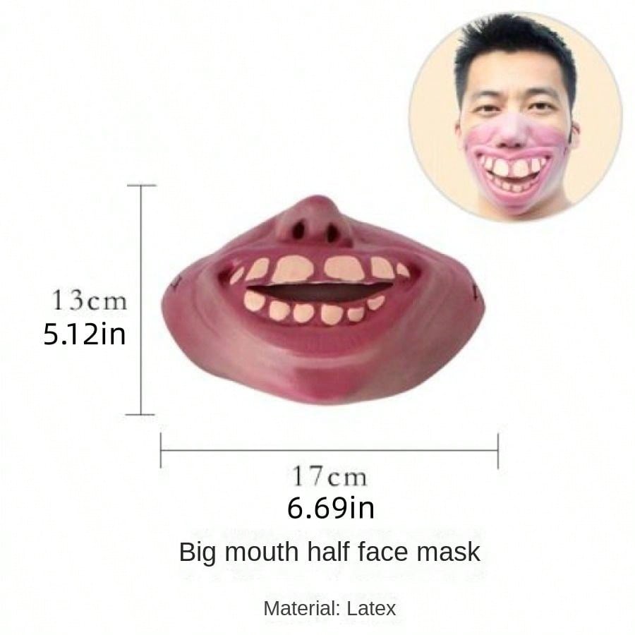 Funny Latex Pig Nose Mask, Practical Jokes Wedding Game Prop, Half Face ...