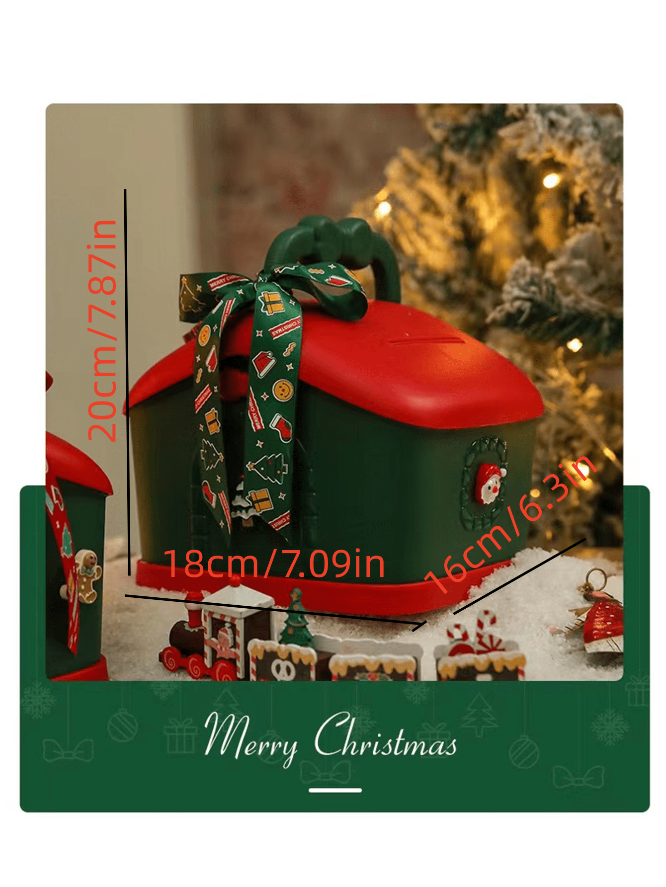 New Christmas Gift Storage Box Apple Money Box For Christmas Eve ...