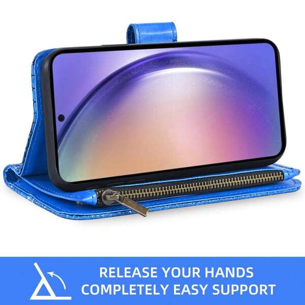 Cute Glitter Zipper Wallet Phone Case For Moto G Stylus Power Play Stylo 4G 5G UW Edge+ 2020 ...