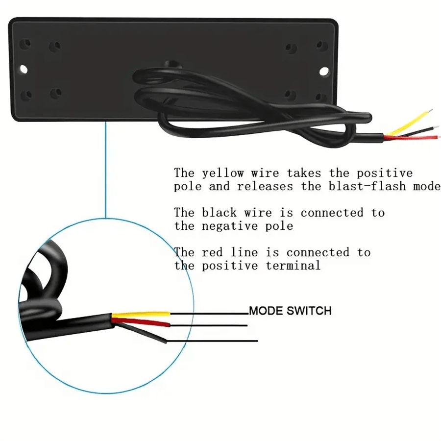 Car Universal COB Flashing Light 12-24V Truck Van Side Light COB Van ...