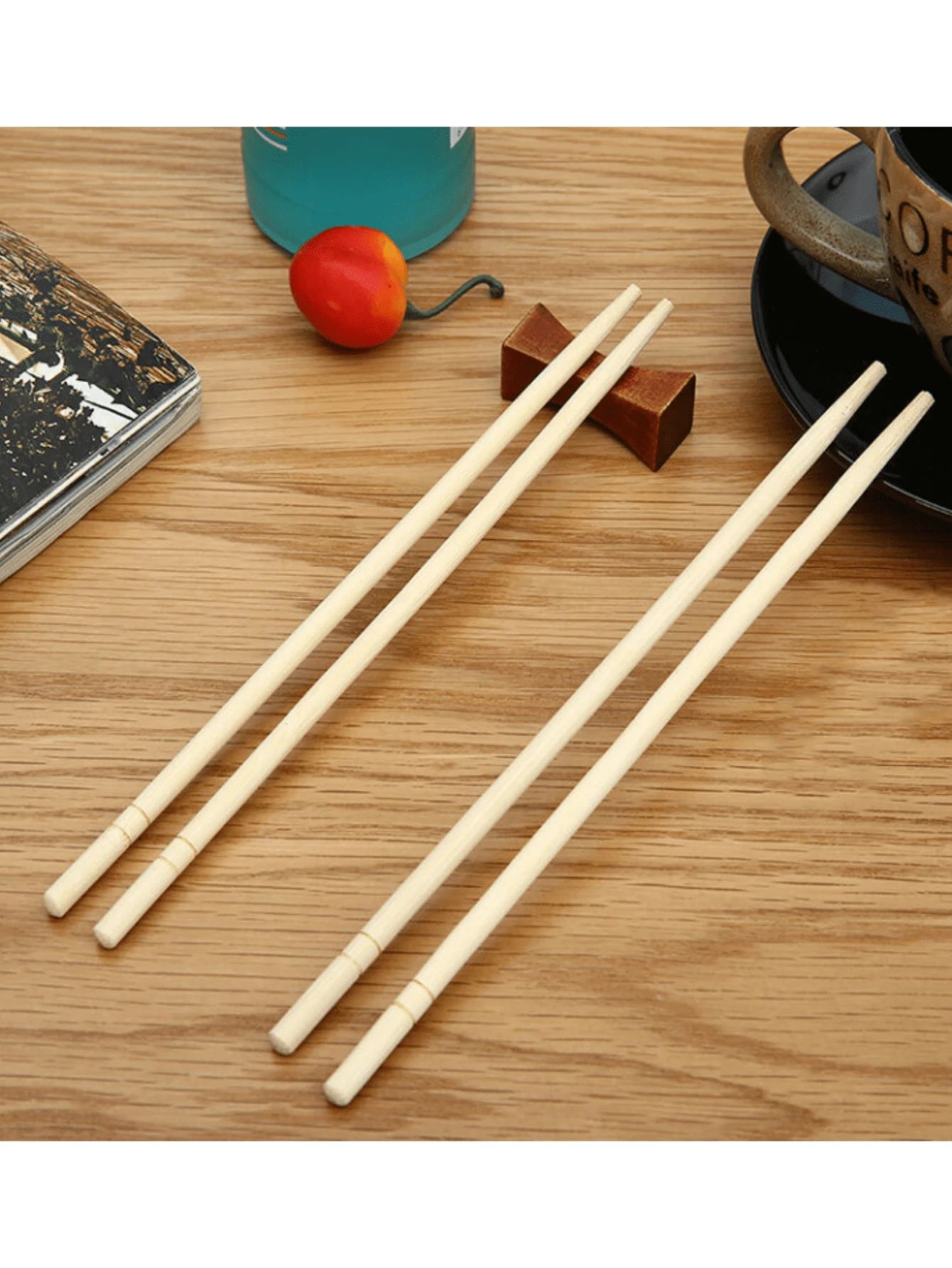 100 Pairs Disposable Chopsticks, Individually Wrapped Bamboo Chopsticks ...