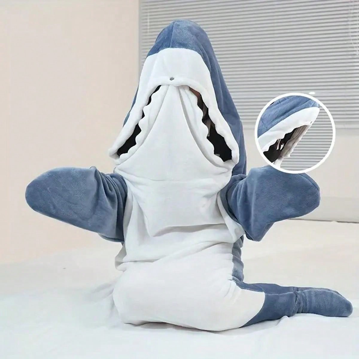 Blue Shark Mascot Costume | SHEIN UK