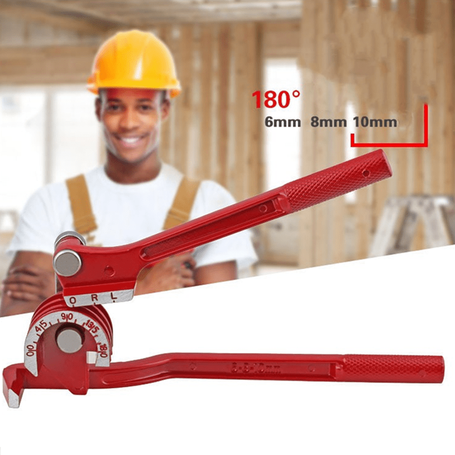 Portable Multi-functional Manual Pipe Bender, 3-in-1 Three-groove Pipe ...