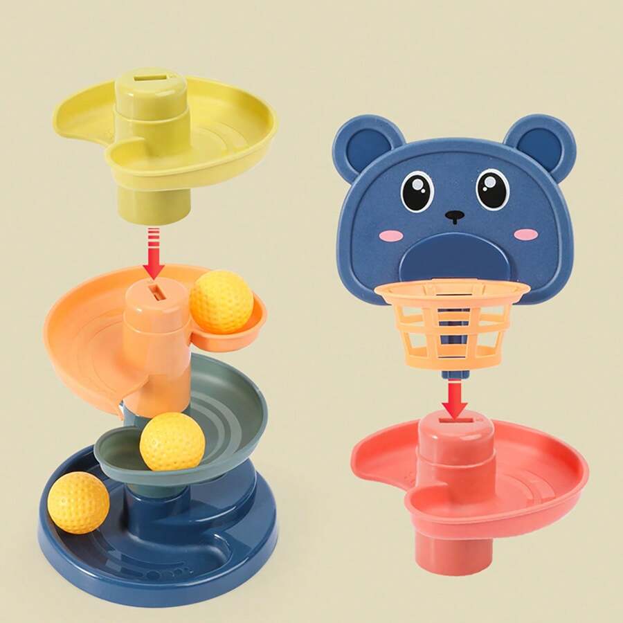 3 Layer Ball Drop Roll Swirling Tower for kids Sliding tower ...
