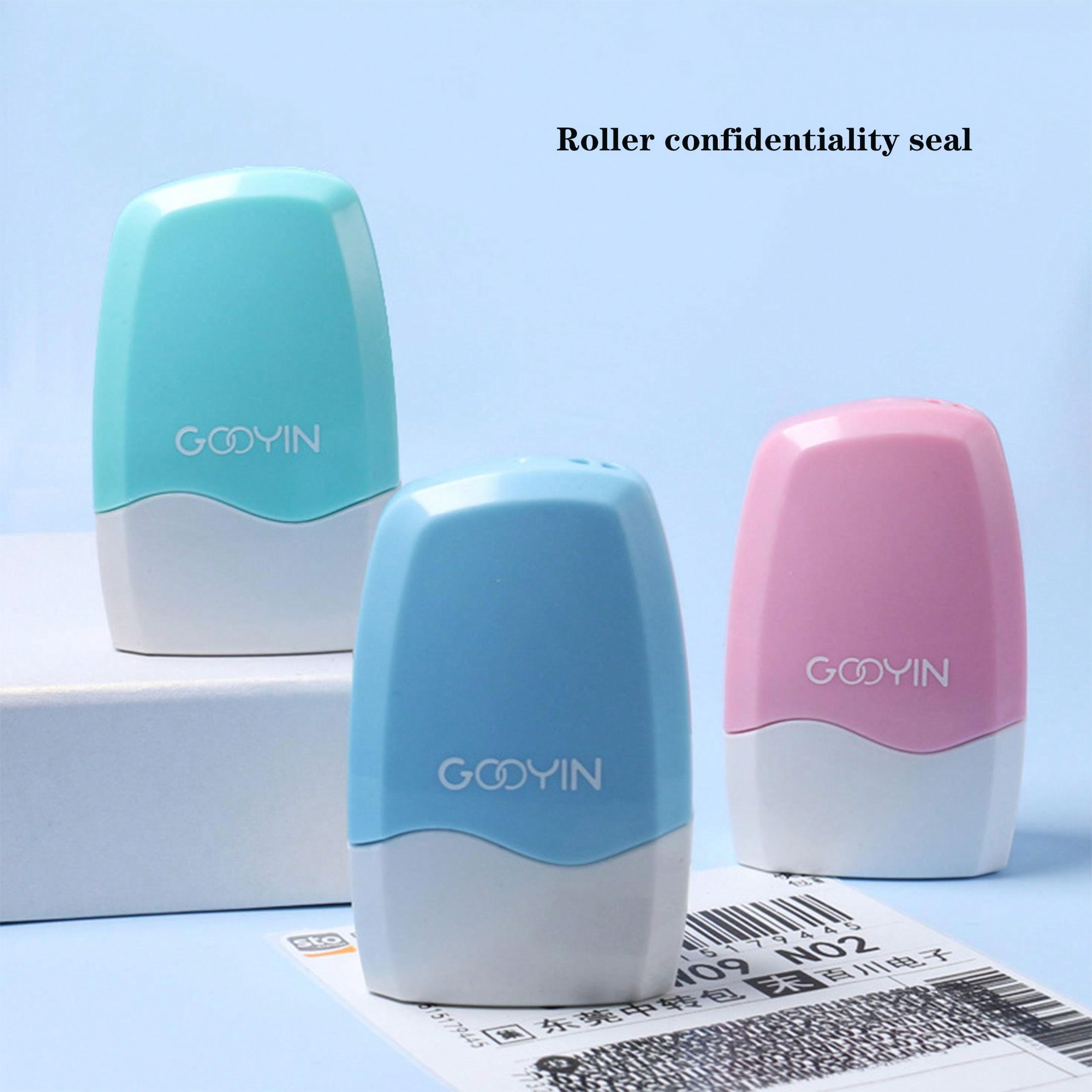 1pc Confidentiality Seal Garbled Roller Photosensitive Seal Express ... 1pc Confidentiality Seal Garbled Roller Photosensitive Seal Express ...