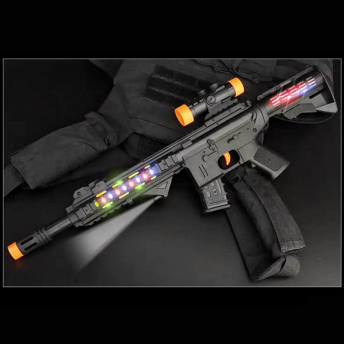 Black Electric Assault Rifle With 8 Sound Effects | SHEIN UK