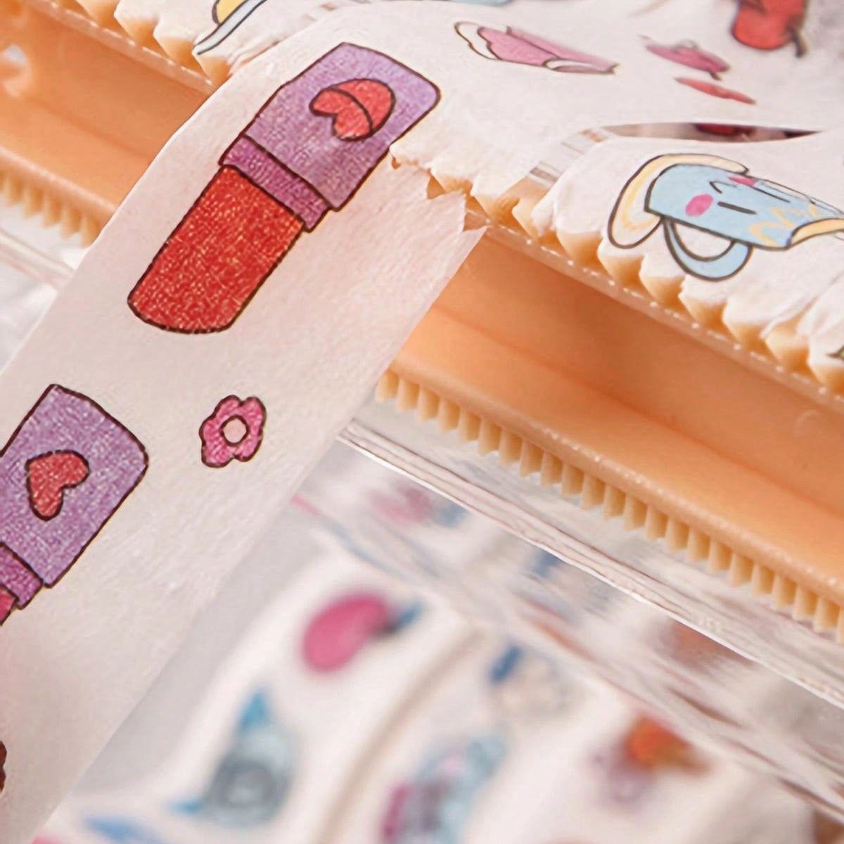 1pc green office and paper tape cutter Creative tape storage box ...