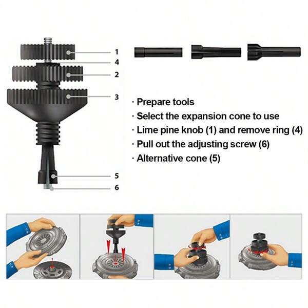 Car Clutch Alignment Tool, Adjustable Calibration Tool, Disassembly And ...