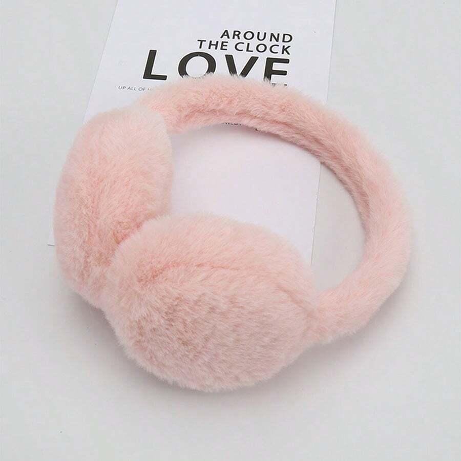 Women's Cute Ear Muffs For Students, Plush Ear Coverings With ...