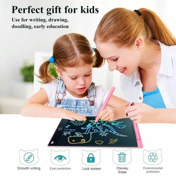 12-inch Colorful Lcd Writing Tablet For Kids Drawing And Writing Toy ...