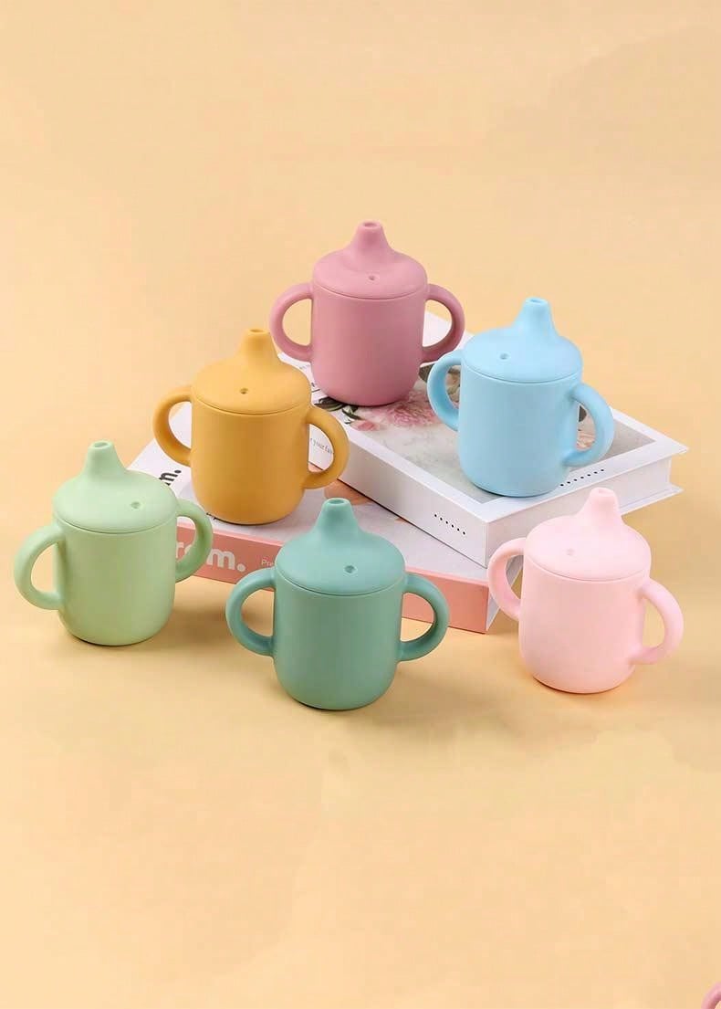 1pc Baby Milk Cup Learning Drinking Cup Children Straw Cup With Scale ...