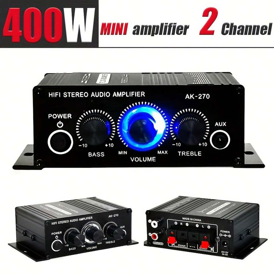 A Set Of Audio Amplifier Channel 2.0 Hifi Amplifier Home Digital Audio ...