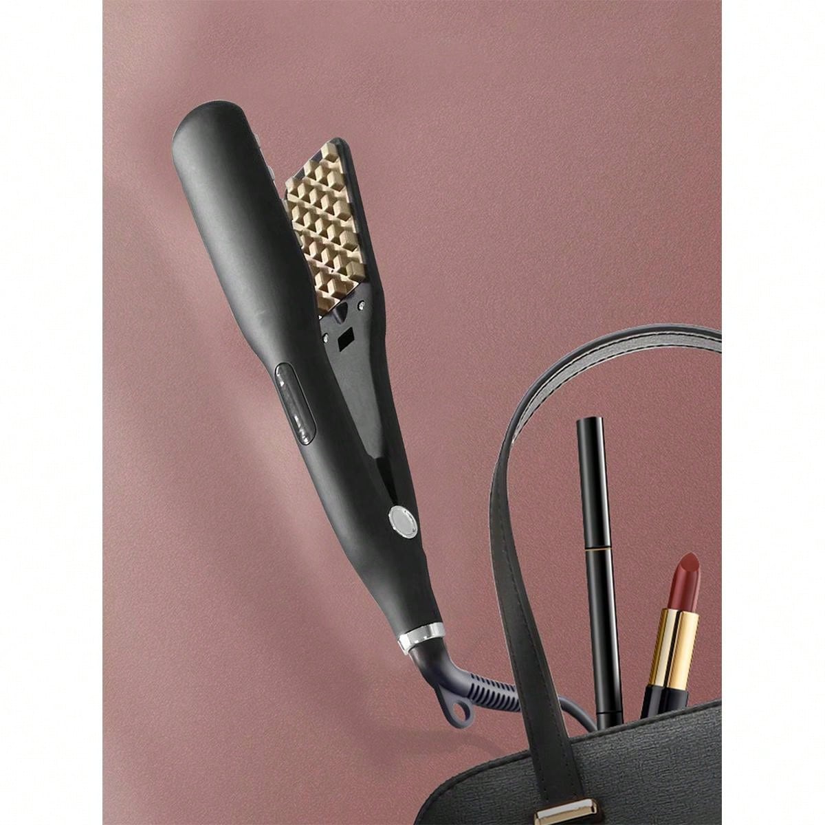 Mini Corn Curling Iron, Checker Texture For Fluffy Hair Style Tool ...