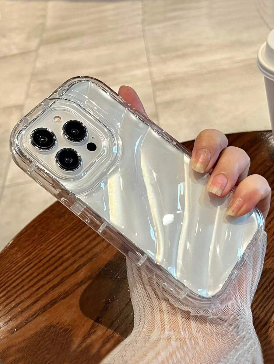 Capa de telefone transparente minimalista da Apple compatível com ...