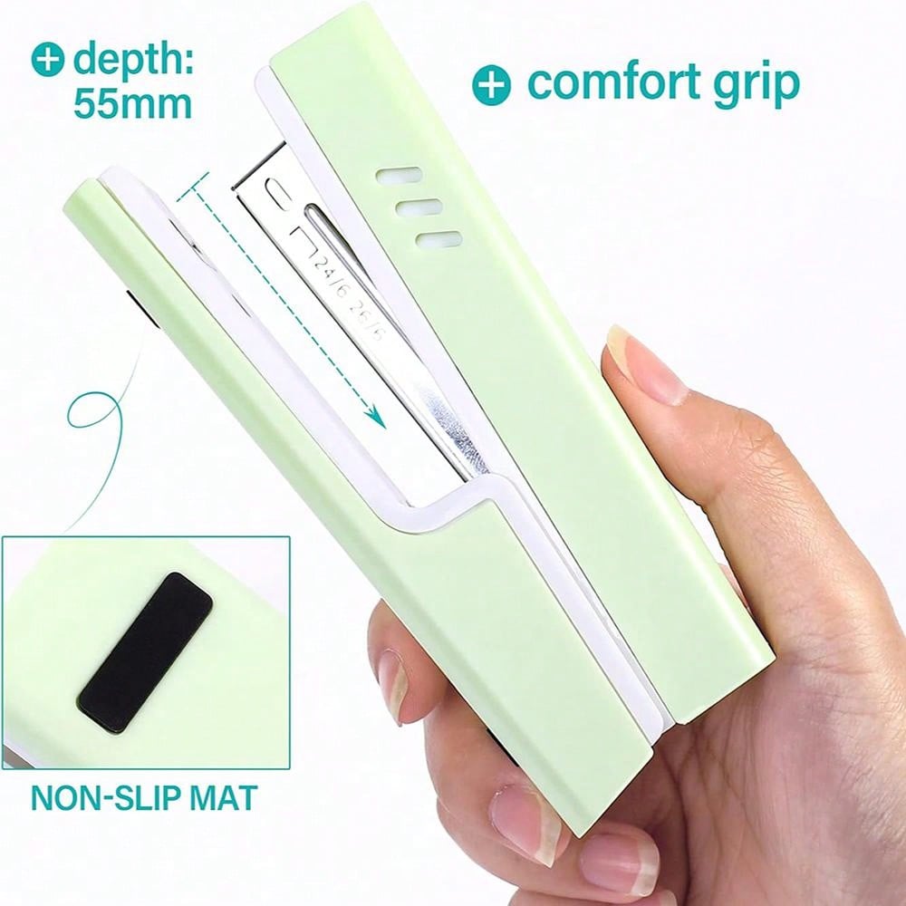 Stapler, One-Click Binding, Binds Up To 20 Sheets, Easy And Effortless ... Stapler, One-Click Binding, Binds Up To 20 Sheets, Easy And Effortless ...