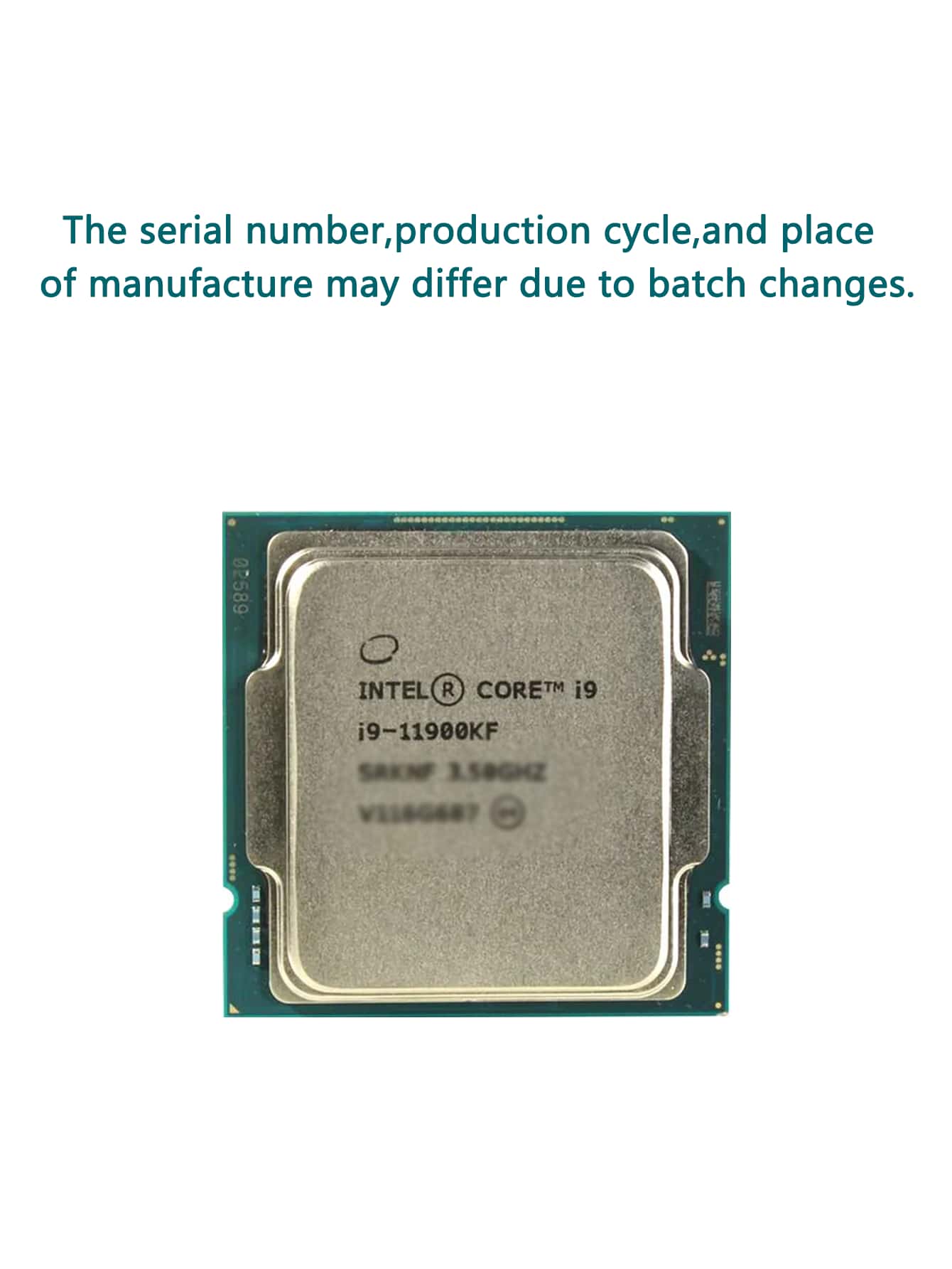 英特爾酷睿 I9-11900kf I9 11900kf 3.5ghz 8 核心 16 執行緒 Cpu 處理器 L3=16m 125w Lga ...