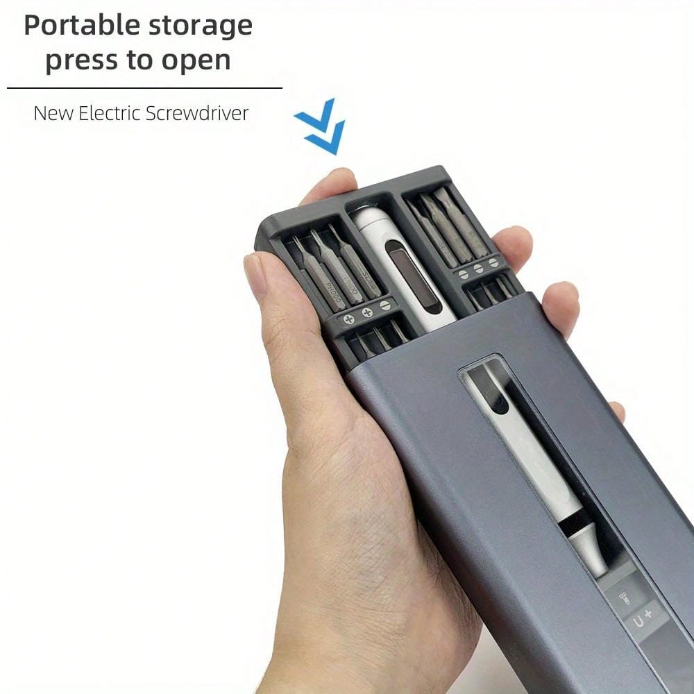 Precision Electric Screwdriver Set, Silent And Durable Type-C Fast ...