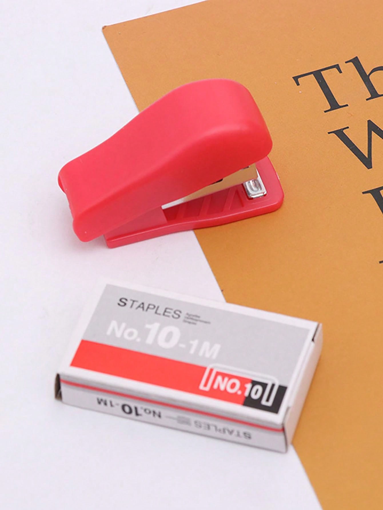 1pc Random Color Japanese Style Simple Stapler Mini Student Cartoon ...