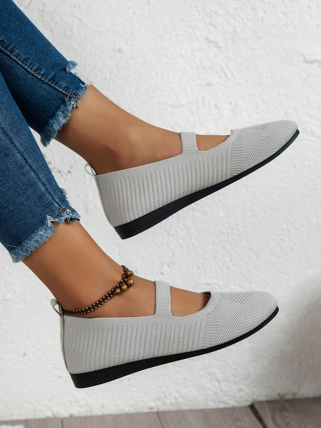 Vrouwen Casual Schoenen zonder veters Zachte bodem Antislip Platte ...