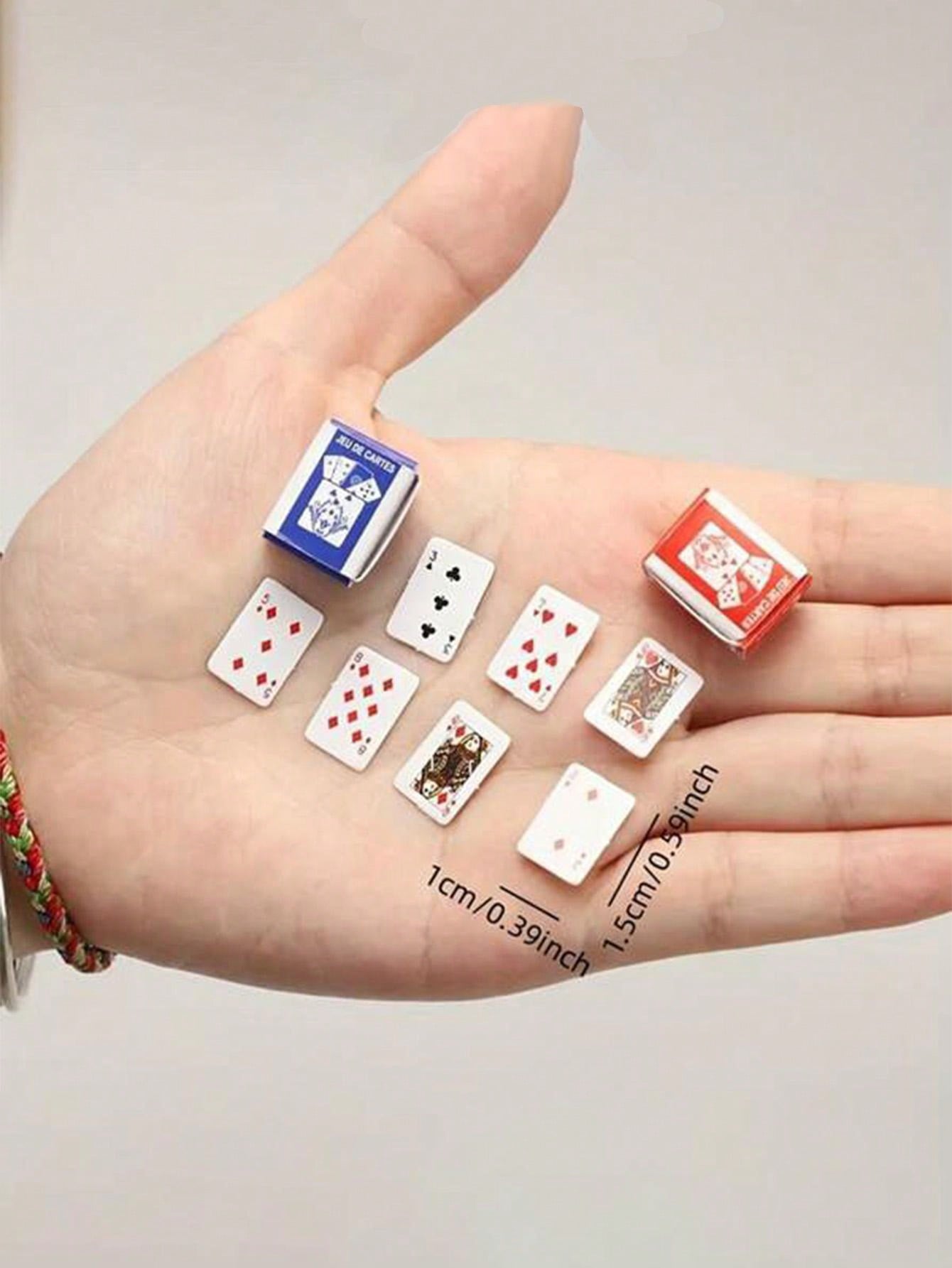 54pcs/set Mini Poker Cards, Suitable For Party Games, Multiplayer Card ...