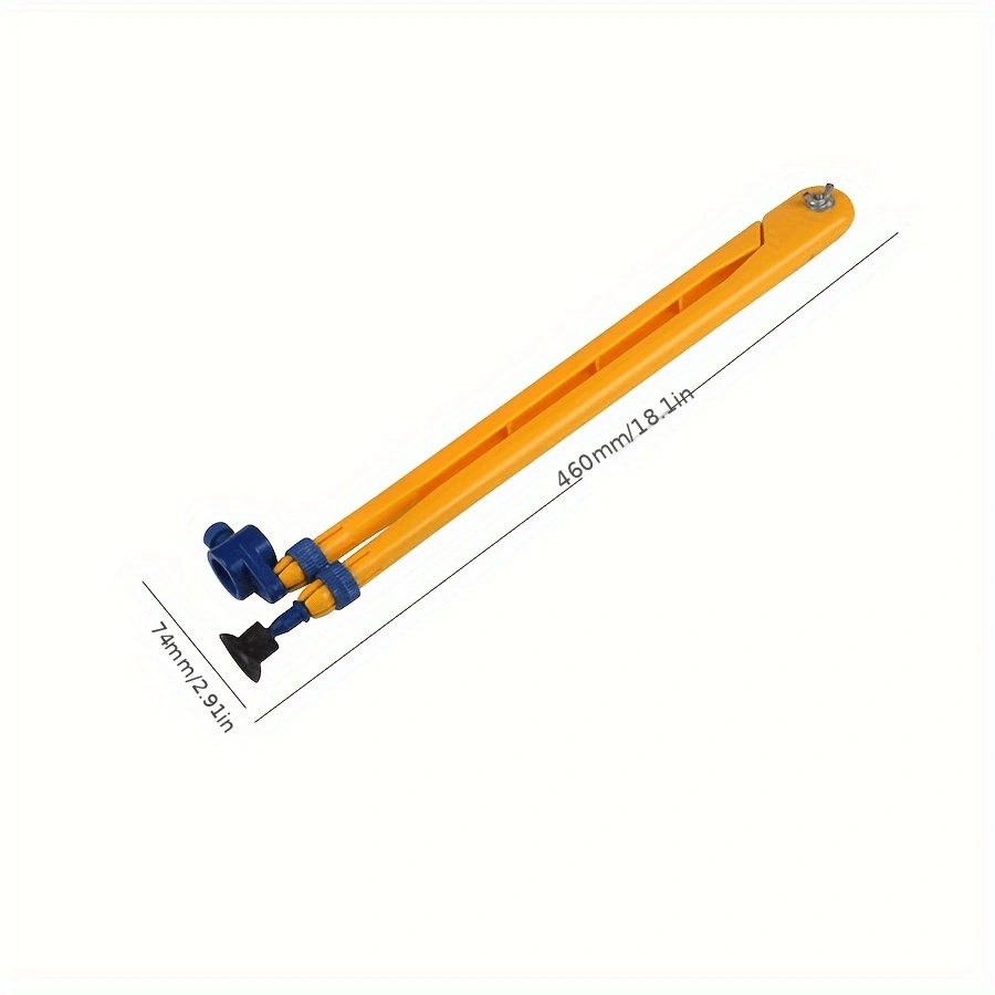 Precision Compass With Pencil, Large Diameter Adjustable Divider ...