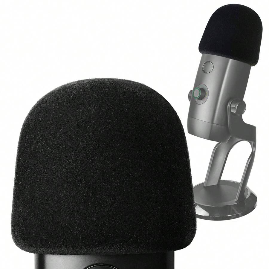 Pop Filter for Blue Yeti X Mic - Foam Microphone Windscreen Cover with ...
