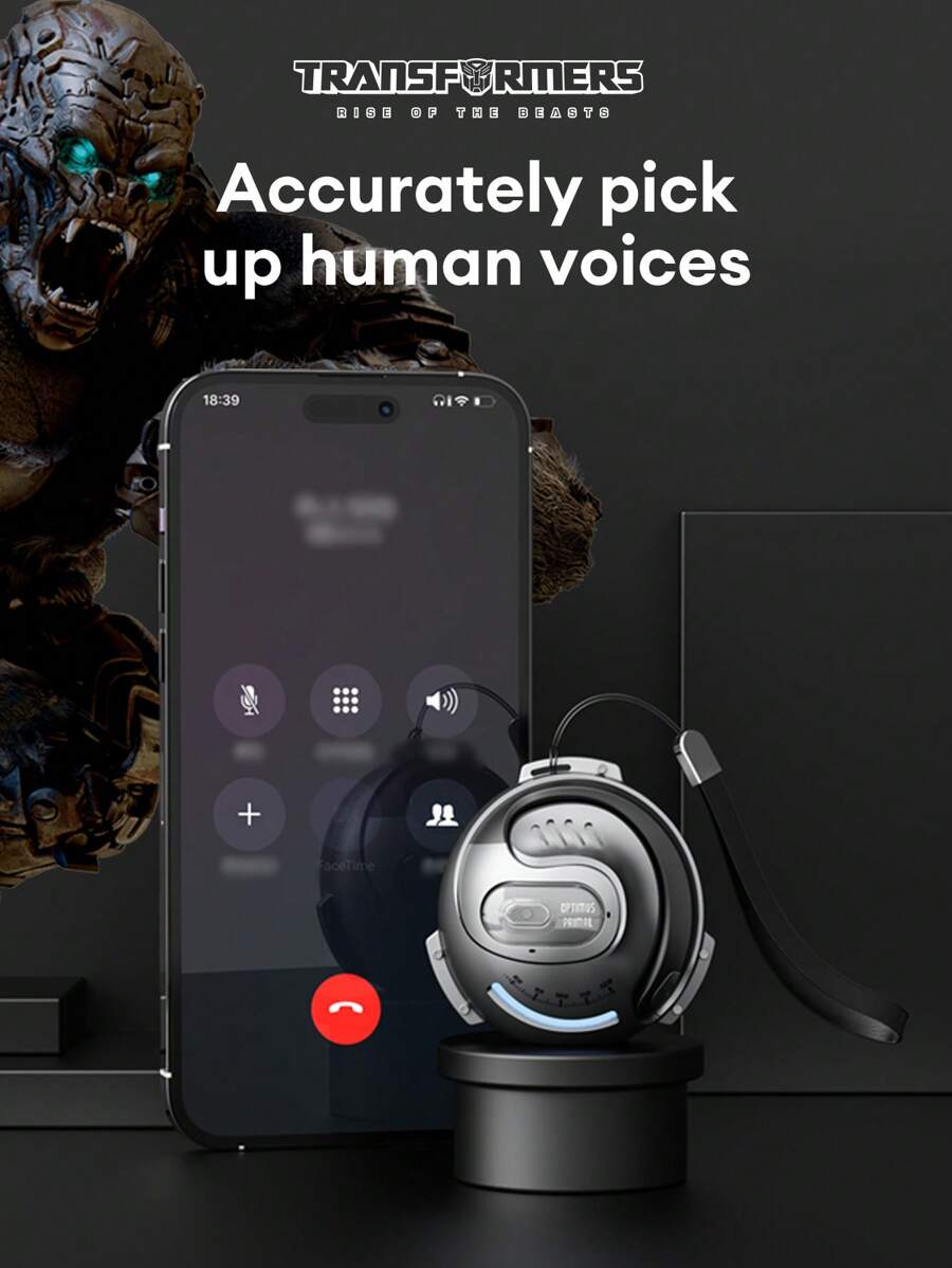 TRANSFORMERS Tf-T07 Passive Noise Cancelling Open Ear Hanging Wireless ...