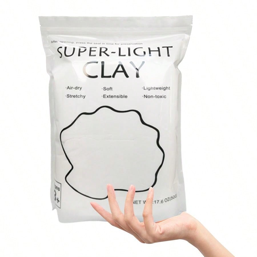 500g Super Light Air Dry Clay Diy Handmade Food-grade Non-toxic Large ...