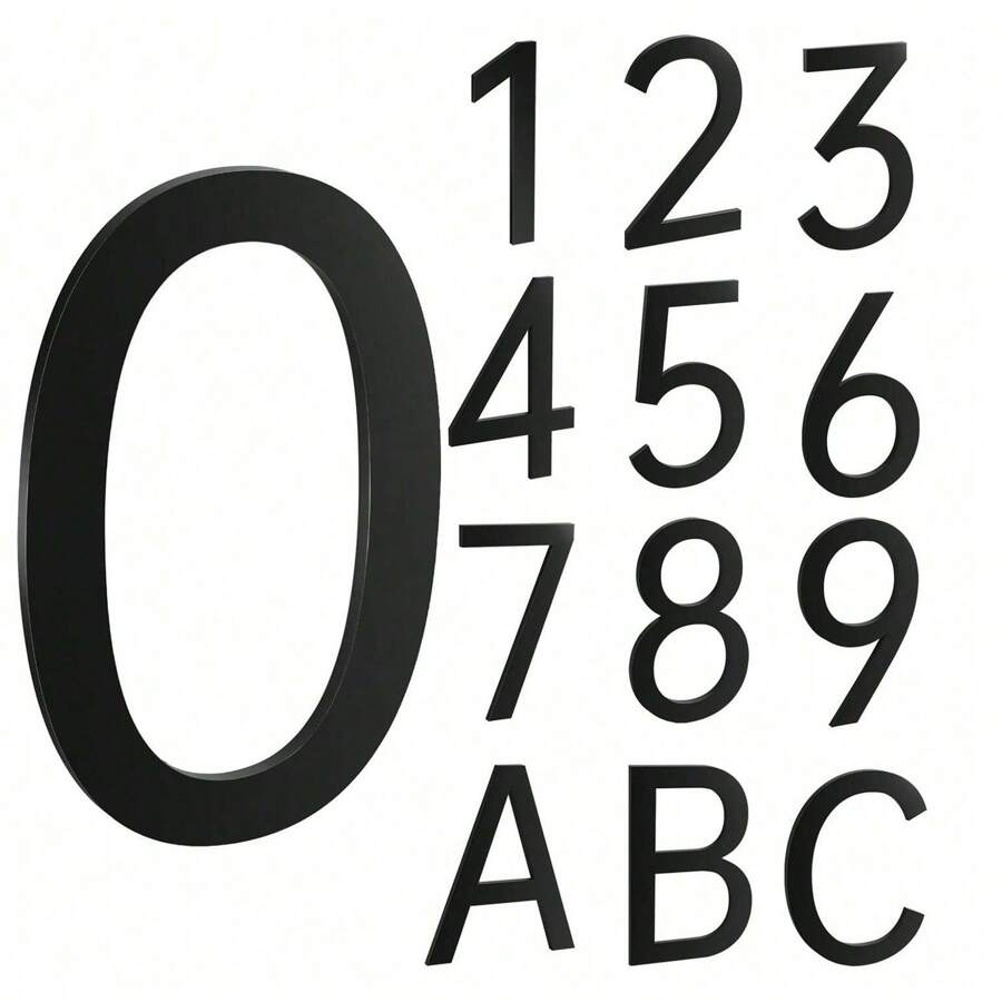 1 Pc House Address Self-Adhesive Number For Outside Or Inside ...