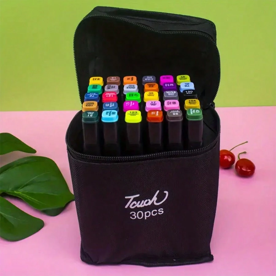 1pc 30-color Marker Pen For Art Marking & Coloring, Adult Coloring ...