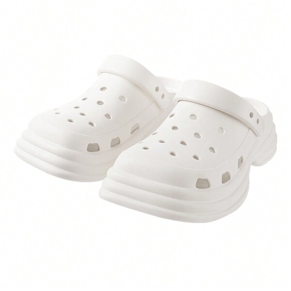 Miniso Thick-Soled Series Of Clogs (White) | SHEIN USA