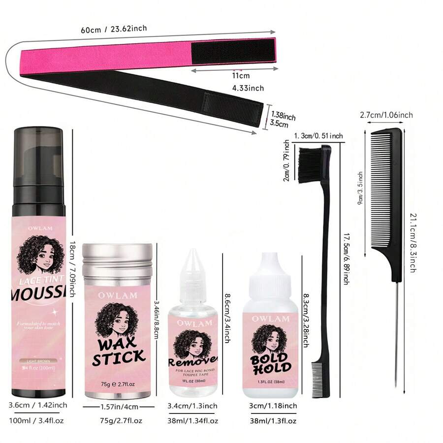 Hair Wax Stick Wig Glue 1.3OZ, Waterproof Lace Front Wig Glue For Wigs ...