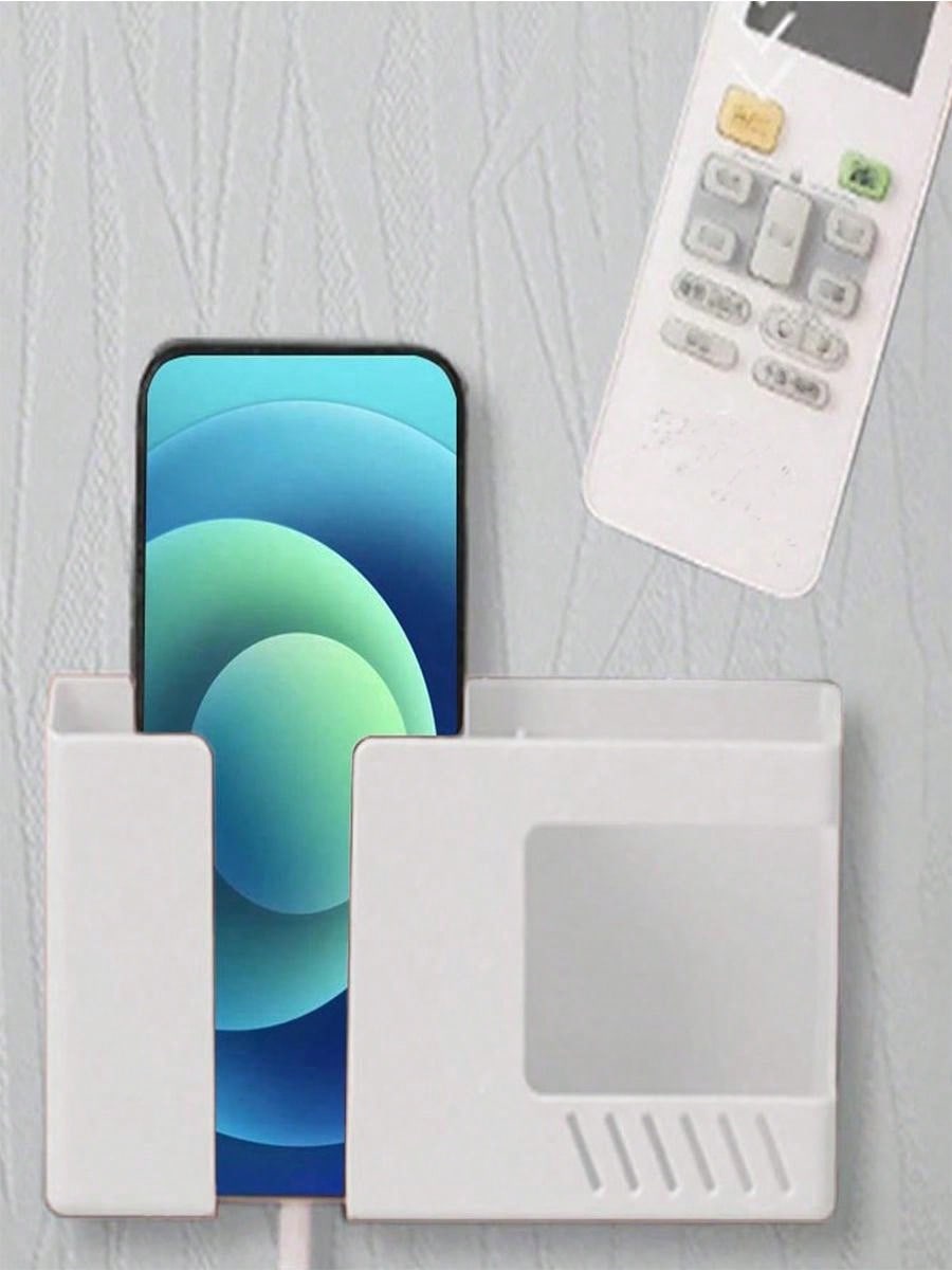 1pc Remote Control Storage Box, Modern Plastic Wall Mounted Remote ...