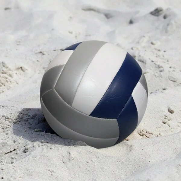 1pc Genuine Gray Blue White Volleyball Size 5 Soft Touch For Beach Play ...