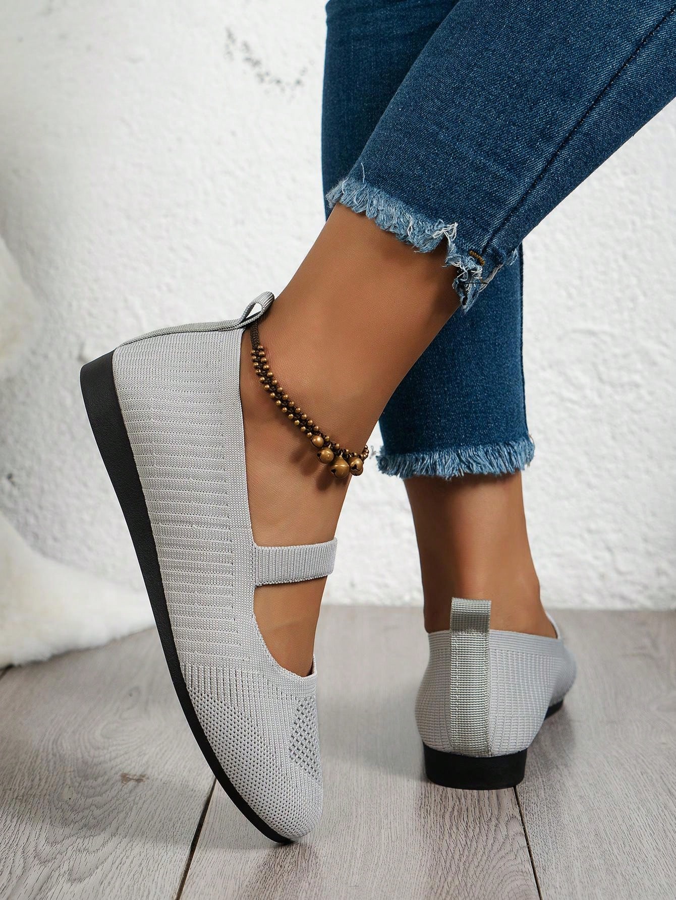 Vrouwen Casual Schoenen zonder veters Zachte bodem Antislip Platte ...